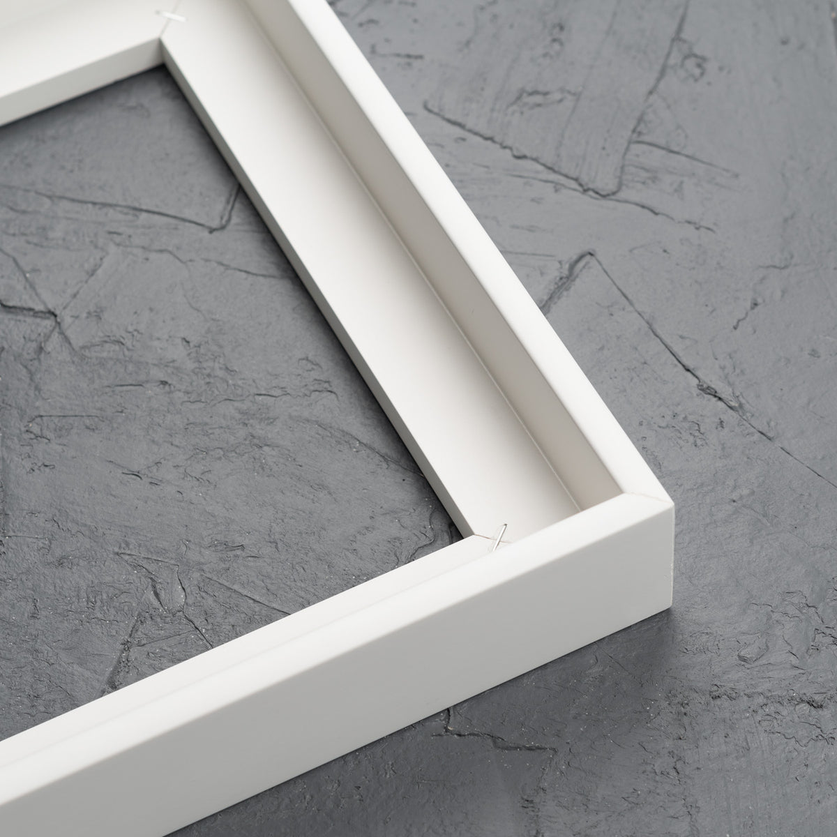 White Floating Frame only – Art Boards Australia