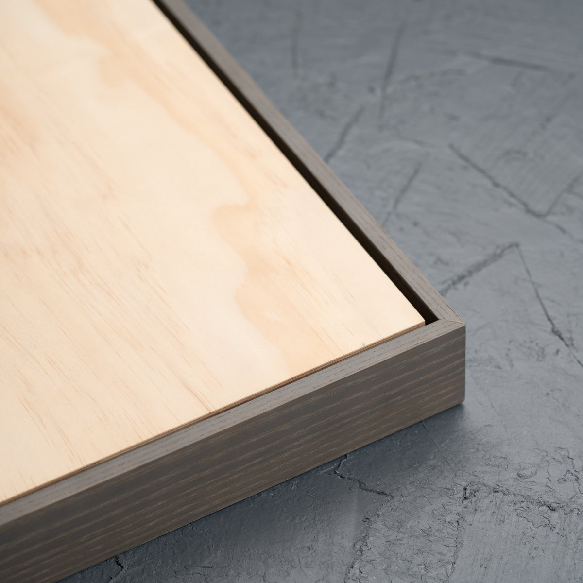 Warm Grey Shadow Box Frame with Premium Pine Art Board – Art Boards ...