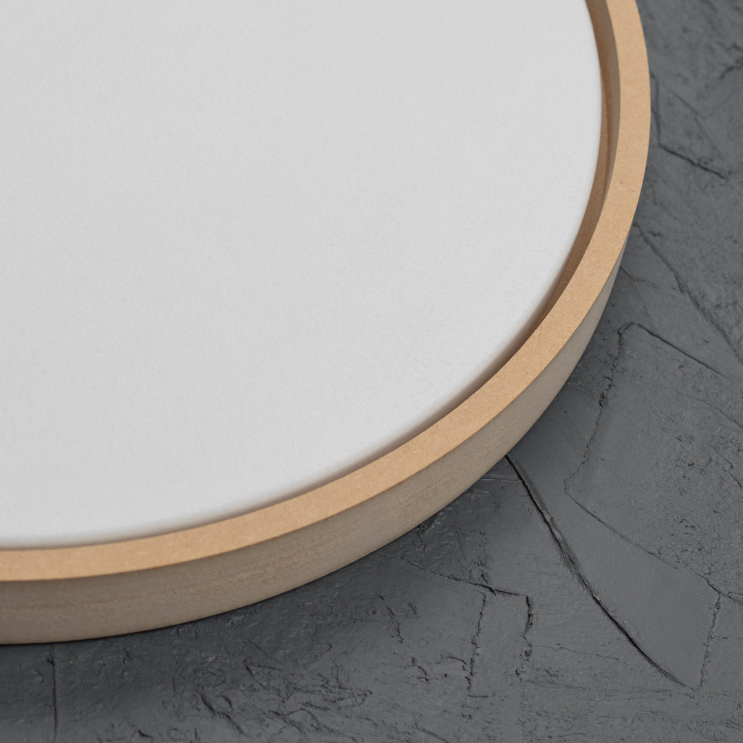 Round Floating Frame with Primed Art Board – Art Boards Australia