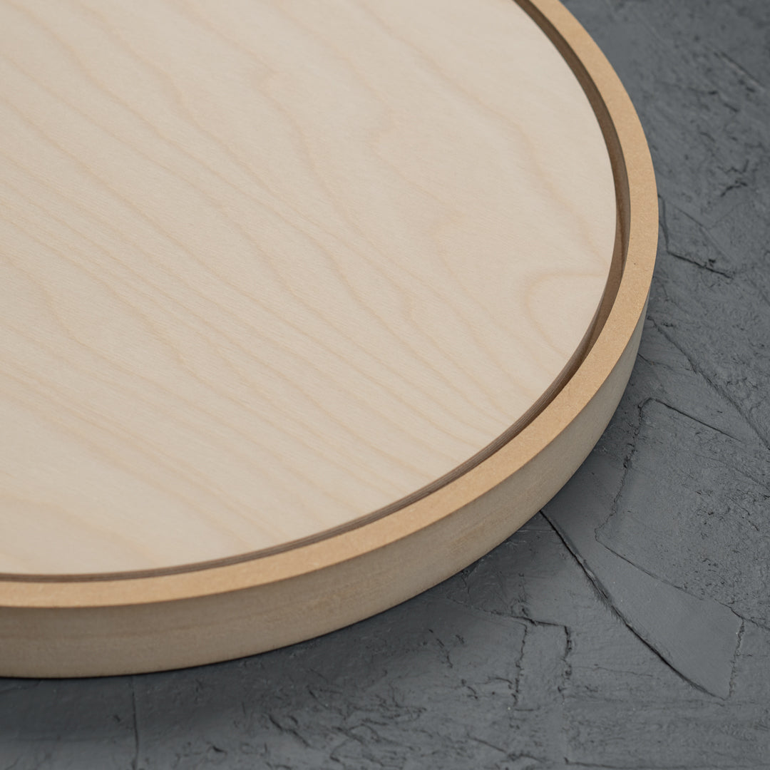 Round Floating Frame with Birch Art Board – Art Boards Australia