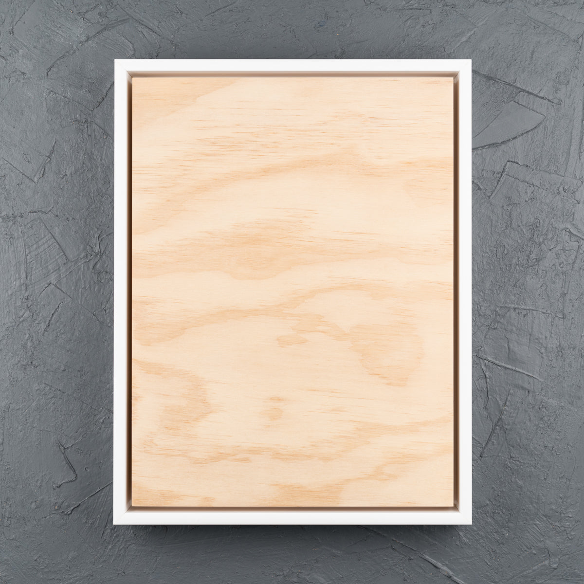 White Floating Frame with Premium Pine Art Board - Square/Rectangle ...