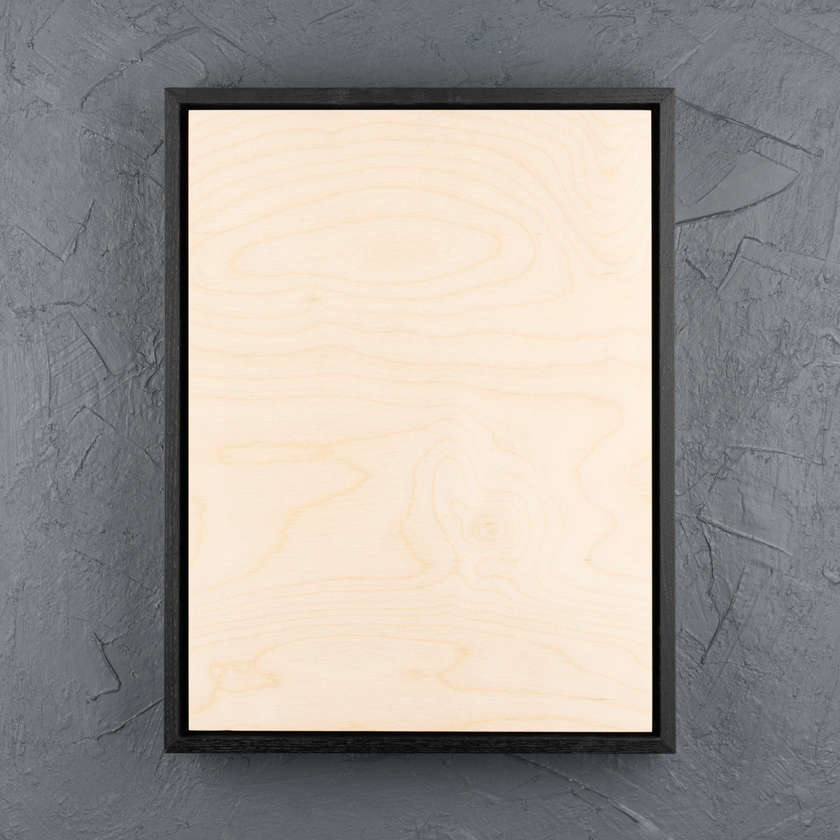 Satin Black Floating Frame with Premium Birch Art Board - Square/Recta ...