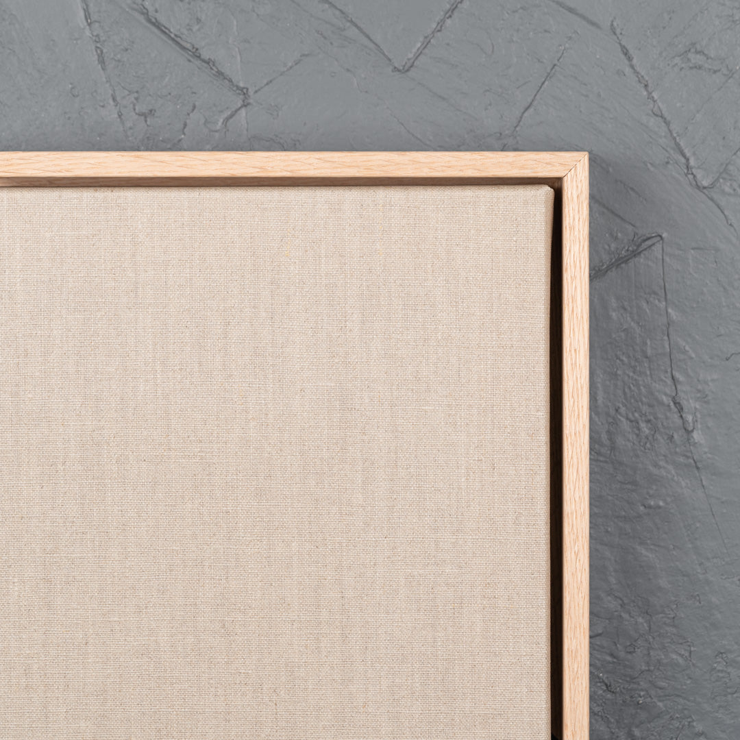 CreateART Transparent Linen Gallery Canvas with Floating Frame – Art ...