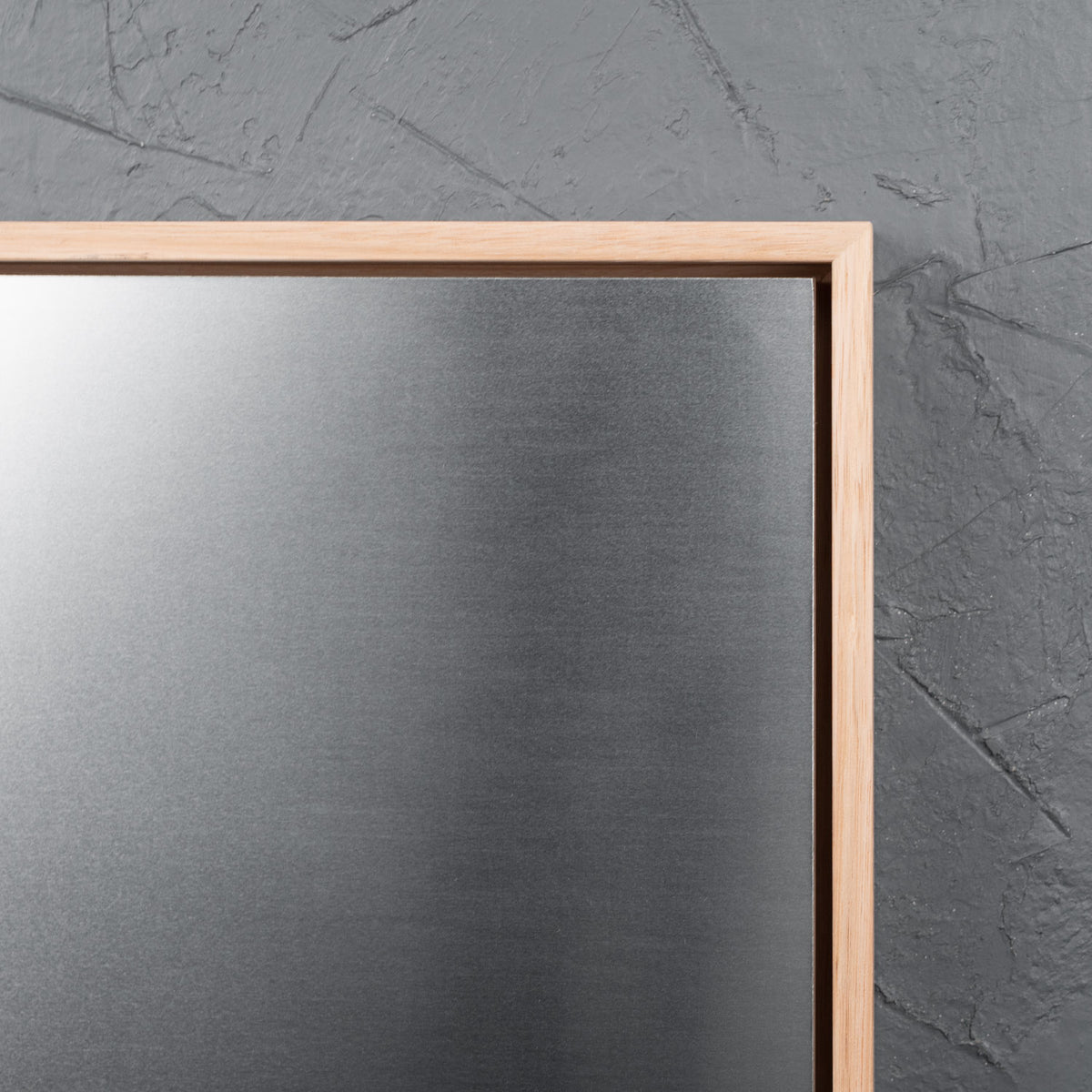 Vic Ash Floating Frame with Premium Raw Aluminium Art Board - Square/R ...