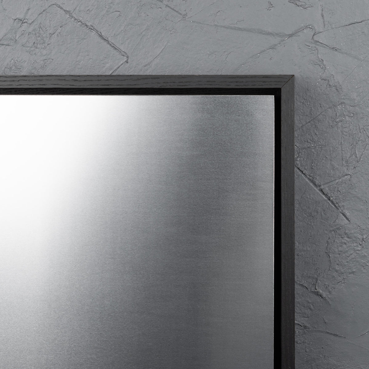 Satin Black Floating Frame with Premium Raw Aluminium Art Board - Squa ...