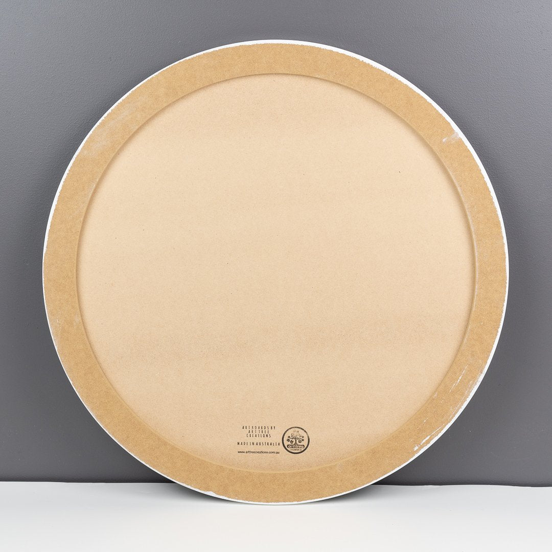 Primed Round Art Boards – Art Boards Australia